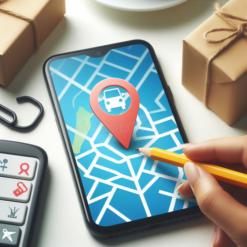 64 71. Location Picker_ a Map or Input Field that Allo Stock Photo ...