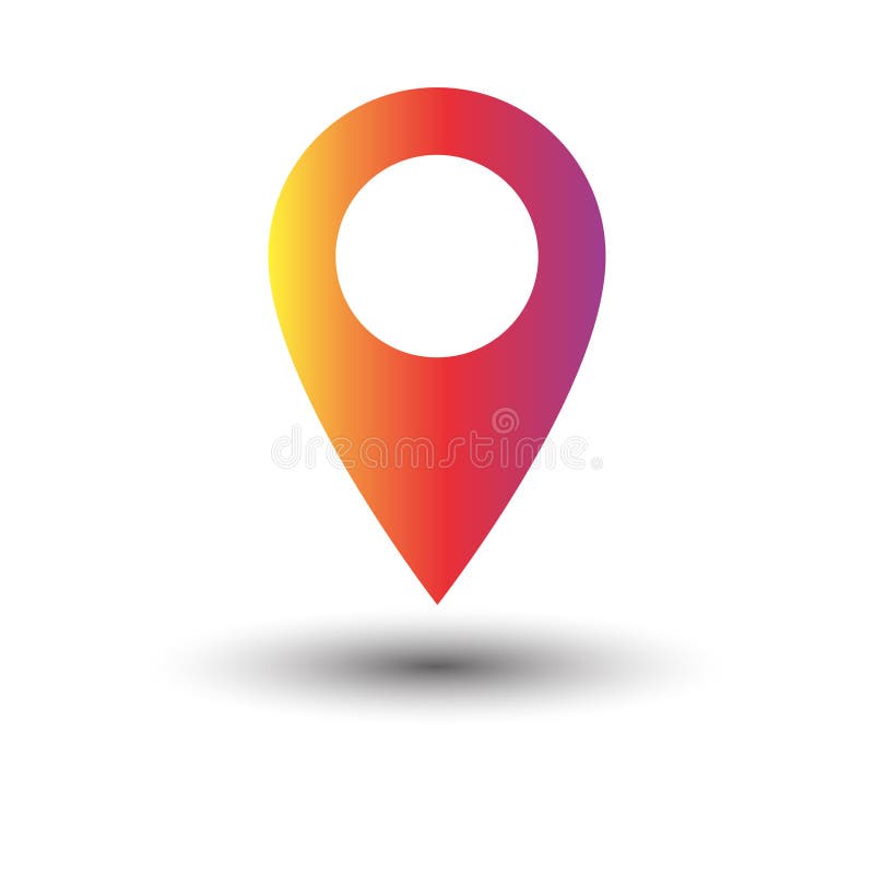 Map Pins Sign Location Icon Stock Vector - Illustration of direction ...