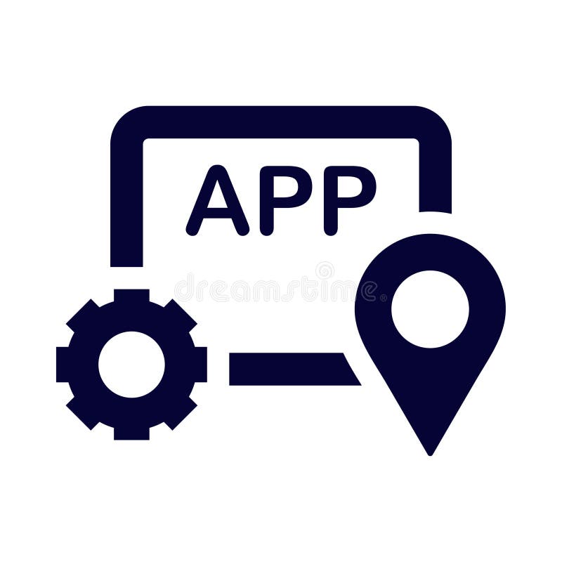 Location, Pin, Location Pin, Gear, Setting, Location Pin Setting Icon ...