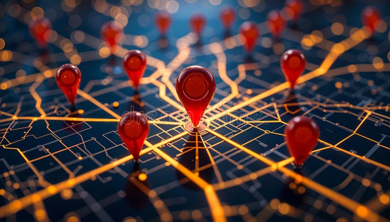 Location Pin Icon and GPS Navigation Map: Modern Wayfinding and Digital ...