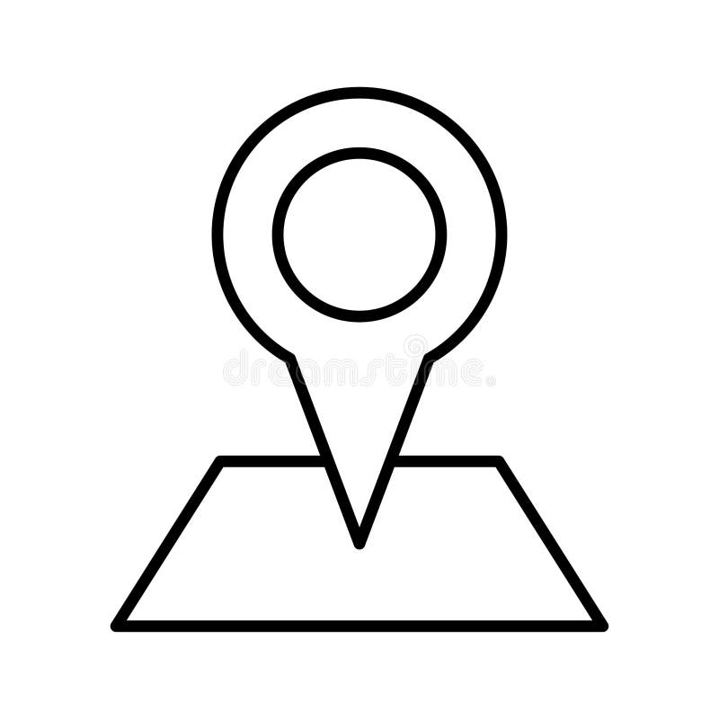 Location Pin Icon. Map Pin Place Marker Stock Vector - Illustration of ...
