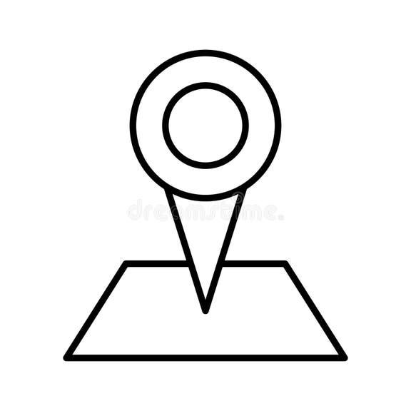 Location Pin Icon. Map Pin Place Marker Stock Vector - Illustration of ...