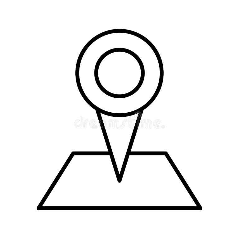 Location Pin Icon. Map Pin Place Marker Stock Vector - Illustration of ...