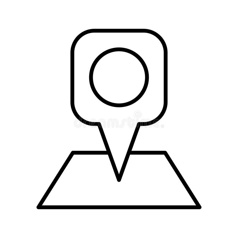 Location Pin Icon. Map Pin Place Marker Stock Vector - Illustration of ...