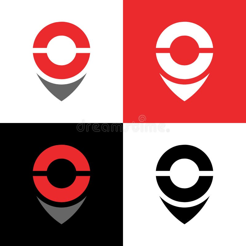 Location Pin Icon, Map Pointer Logo Design Template Elements - Vector ...