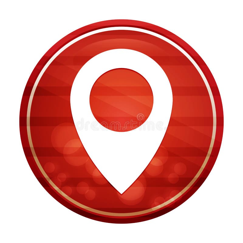 Location Pin Icon Metallic Grunge Abstract Red Round Button ... Location Pin Icon Metallic Grunge Abstract Red Round Button ...