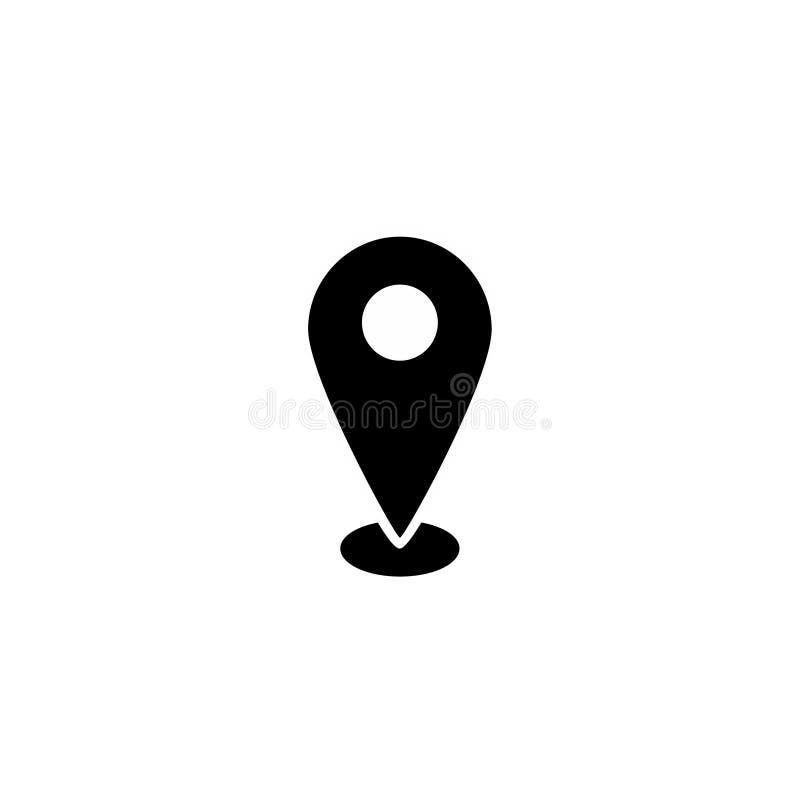 Location Pin Icon. Map Attach Marker Place. Location Icon Stock Vector ...