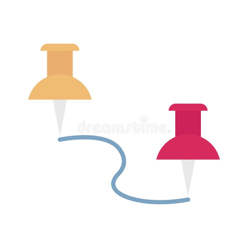 Location Pin Line Vector Icon Which Can Easily Modify or Edit Stock ...