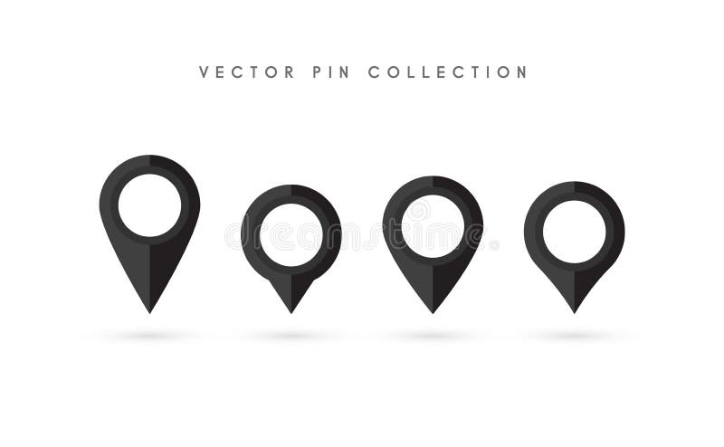 Location Pin. Map Pin Flat Icon Vector Design. Stock Vector ...