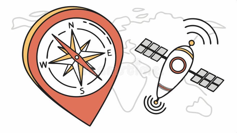 Location Pin Navigation Map, Travel Destination Pointer Vector Design ...