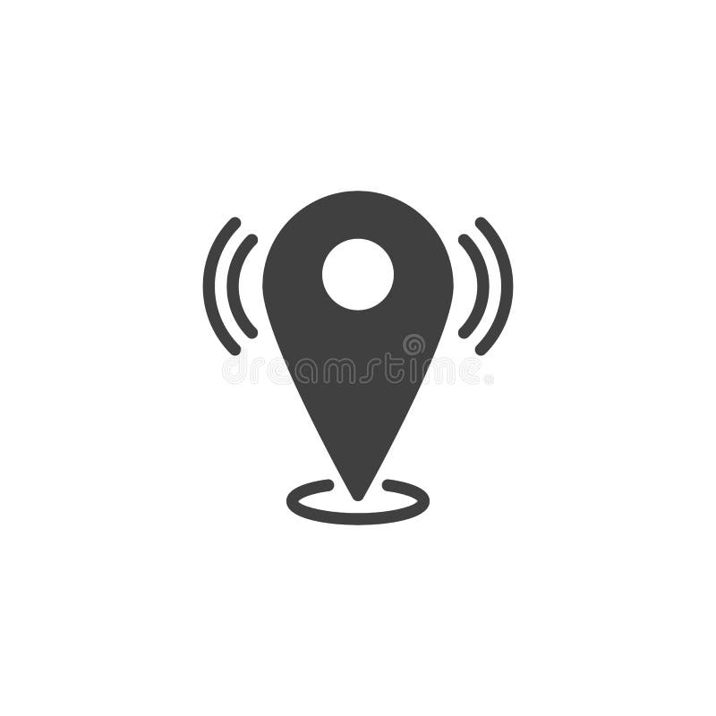 Location Pin Notification Vector Icon Stock Vector - Illustration of ...