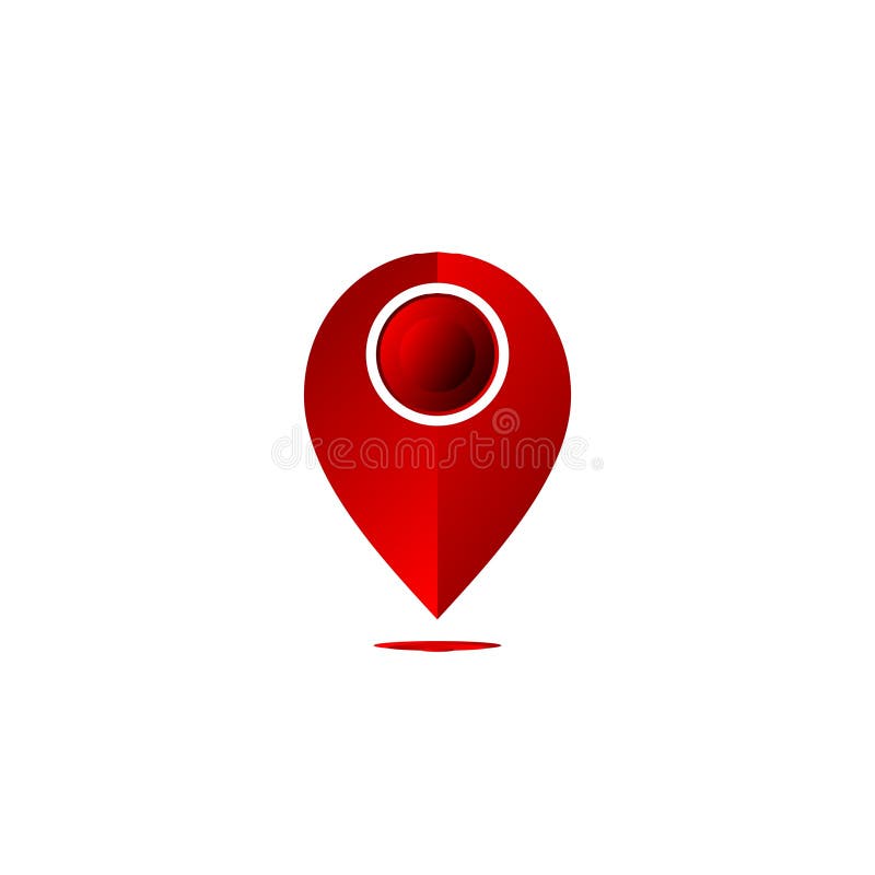 Location, Pin, Pointer Icon Symbol Design, Simple Shape Vector Icon ...