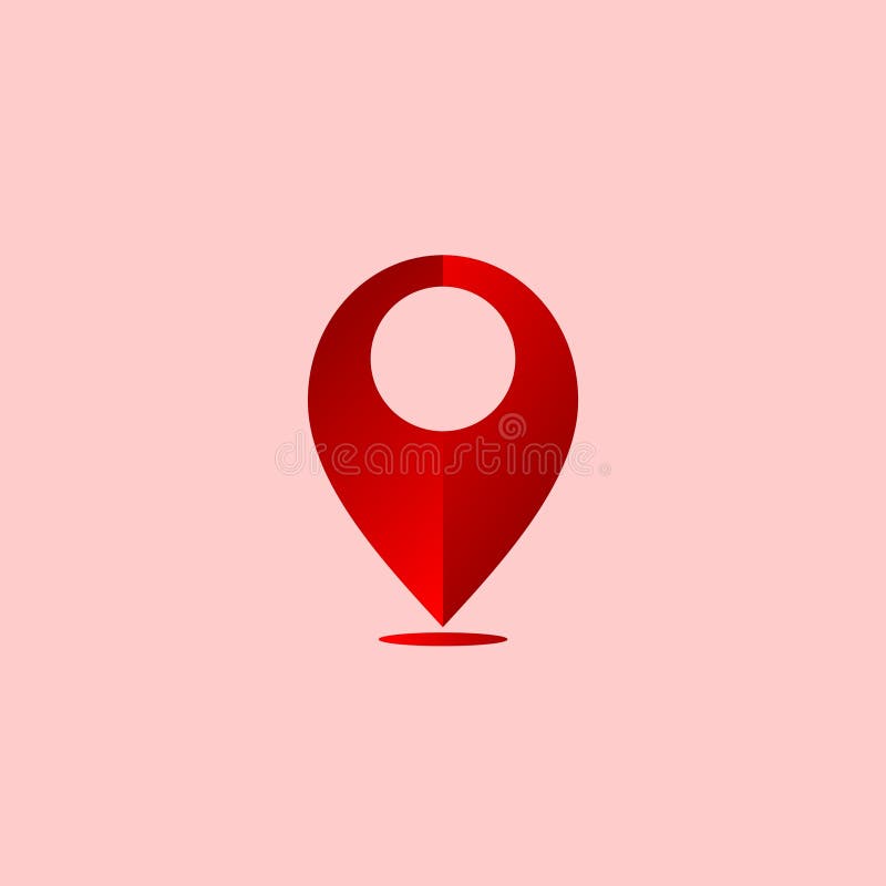 Location, Pin, Pointer Icon Symbol Design, Simple Shape Vector Icon ...
