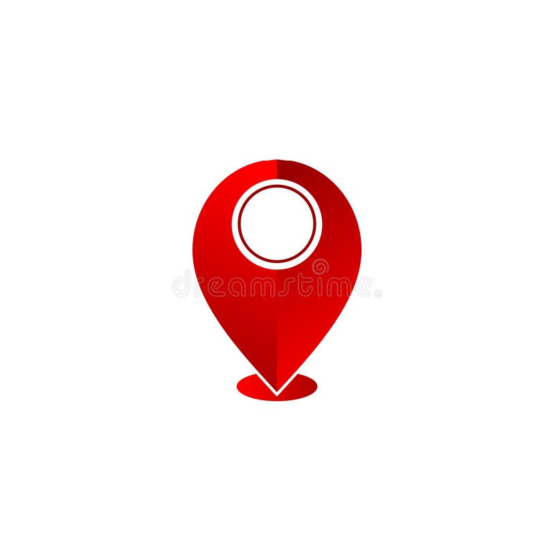 Location, Pin, Pointer Icon Symbol Design, Simple Shape Vector Icon ...
