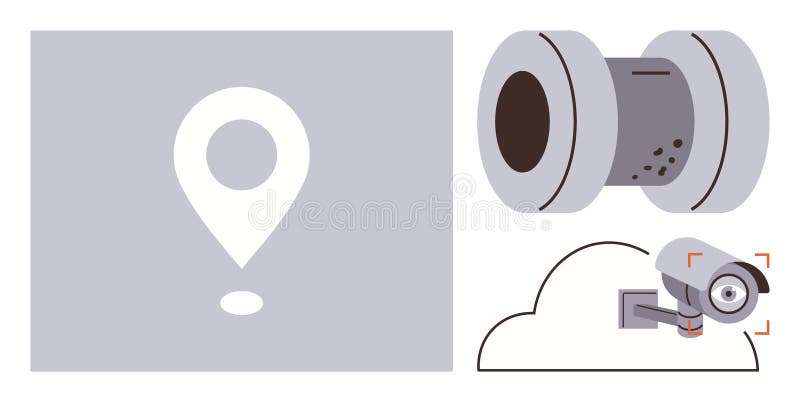 Location Pin, Smart Lock, and Cloud-Connected Security Camera for Smart ...