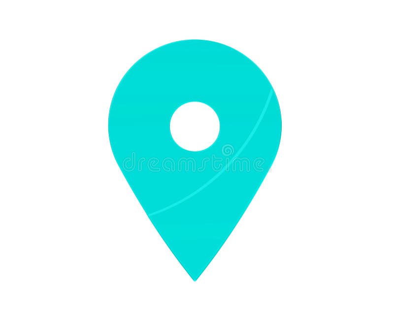 Location Pin. Location Symbol. Blue Navigator Pin Checking. 3D ...