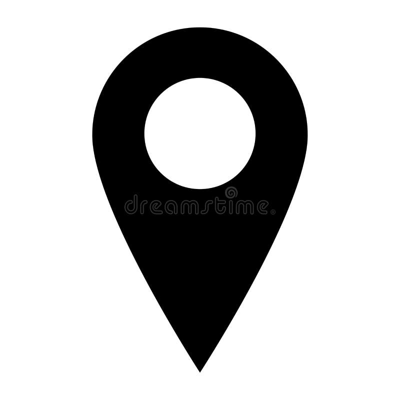 Location Place Icon Vector Isolated with Background Simpel Smooth Stock ...