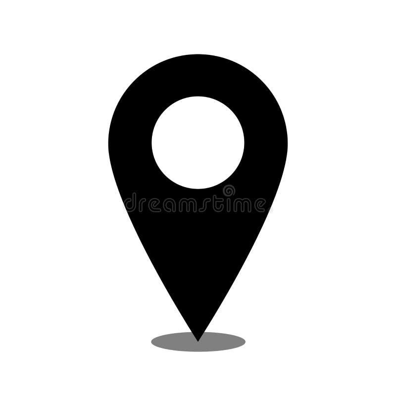 Location Place Icon Vector Isolated with Background Simpel Smooth Stock ...