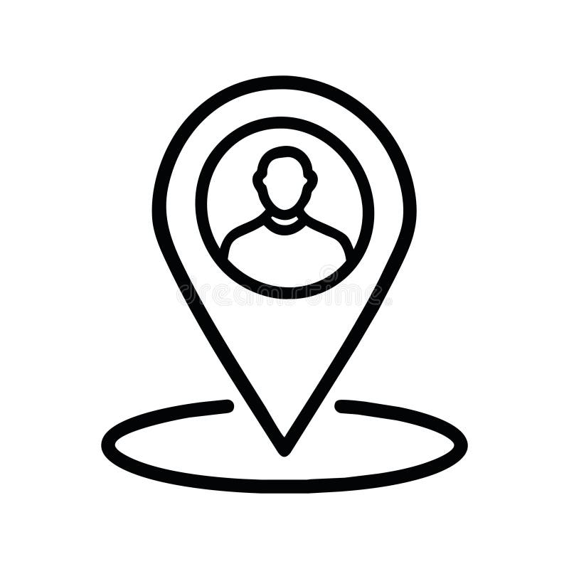 Location point icon stock vector. Illustration of design - 295538814