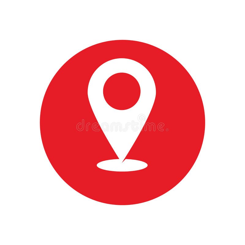 Location Point Icon Vector Illustration Stock Vector - Illustration of ...