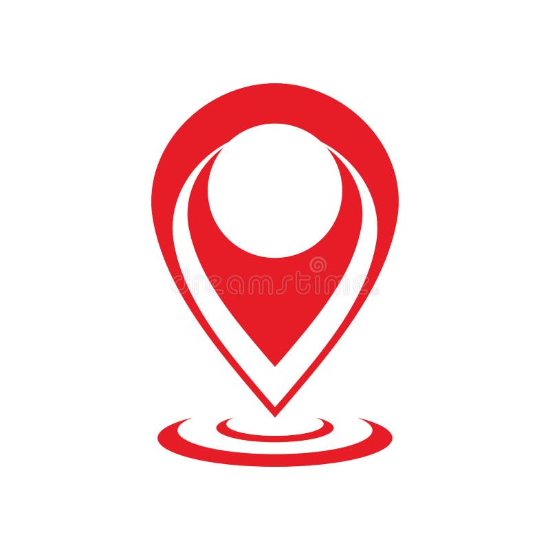 Location Point Icon Vector Illustration Stock Vector - Illustration of ...