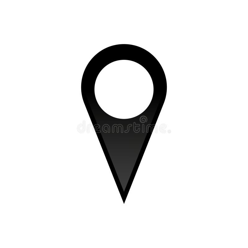 Location Point Icon. Vector Location Point Icon on the Map. GPS ...