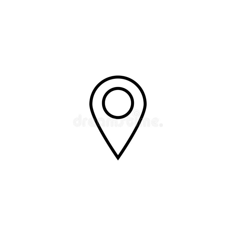 Location point Logo design stock vector. Illustration of agency - 158202459