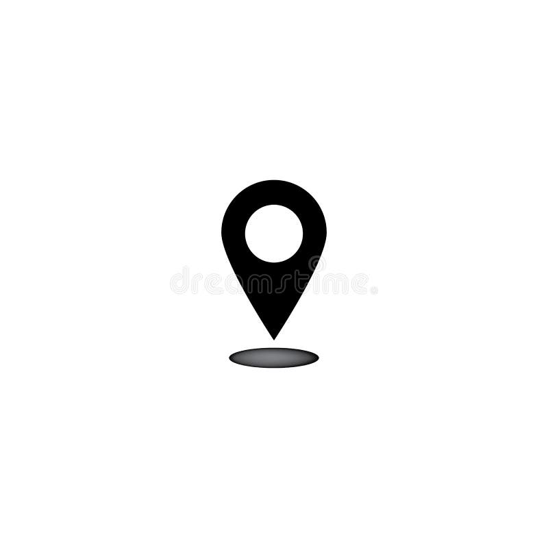 Location point Logo design stock vector. Illustration of location ...