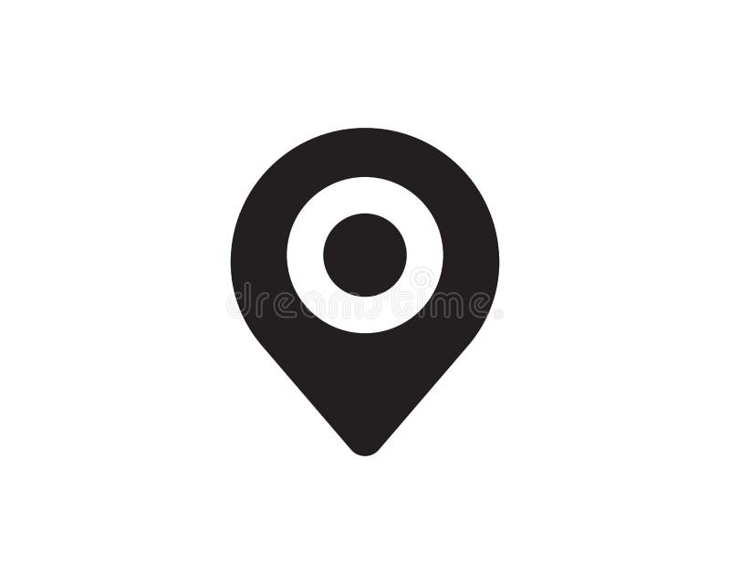Location Point Logo Template Vector Icon Illustration Stock ...