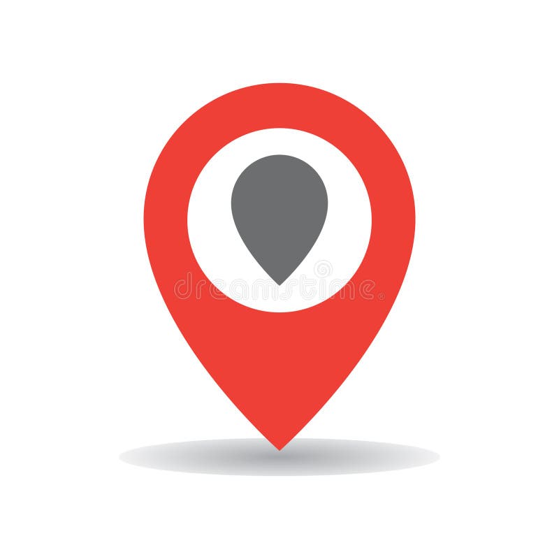 Location Point Logo Template Stock Illustration - Illustration of ...