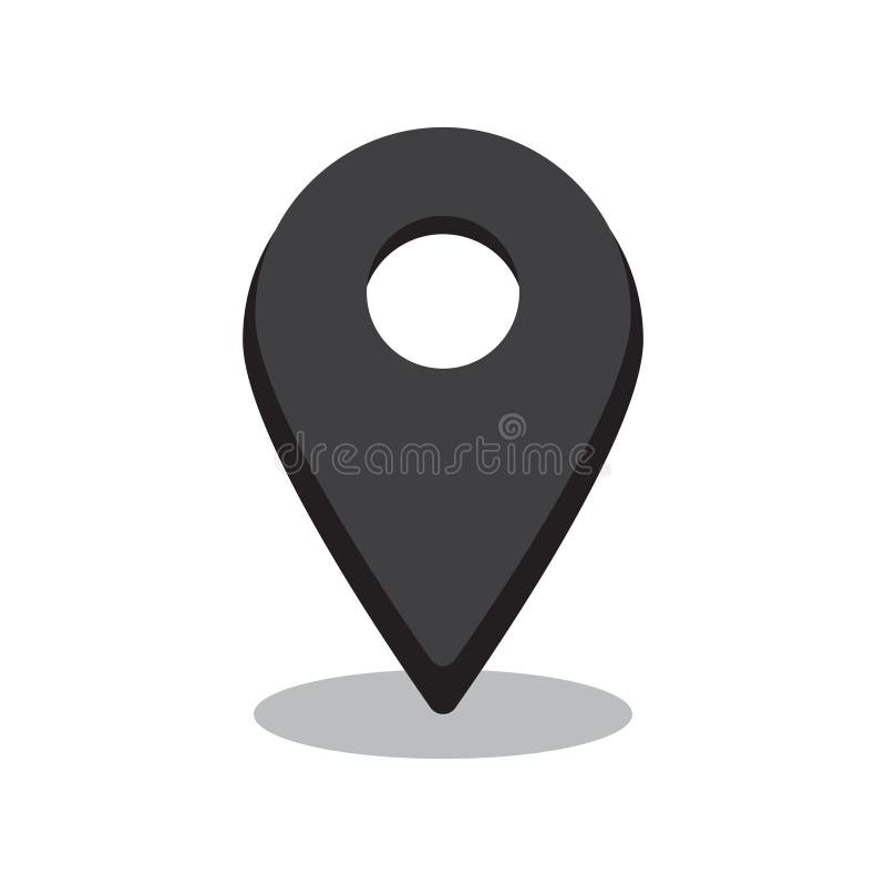 Location Point Logo Template Stock Illustration - Illustration of ...