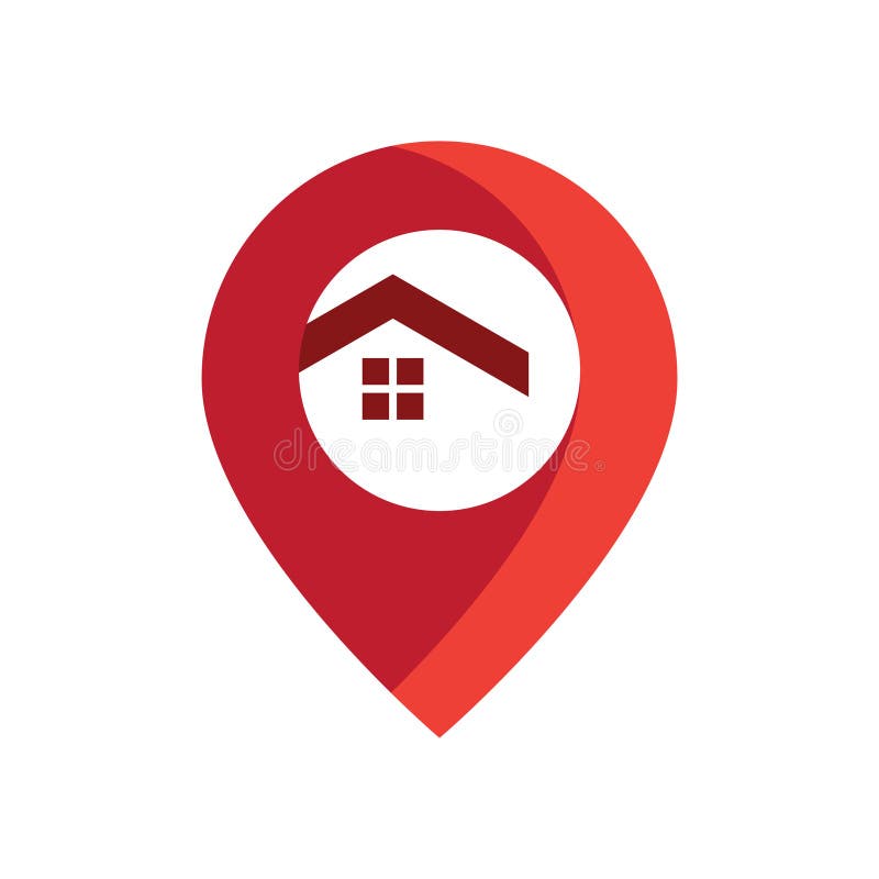 Location Point Logo Template Stock Illustration - Illustration of ...