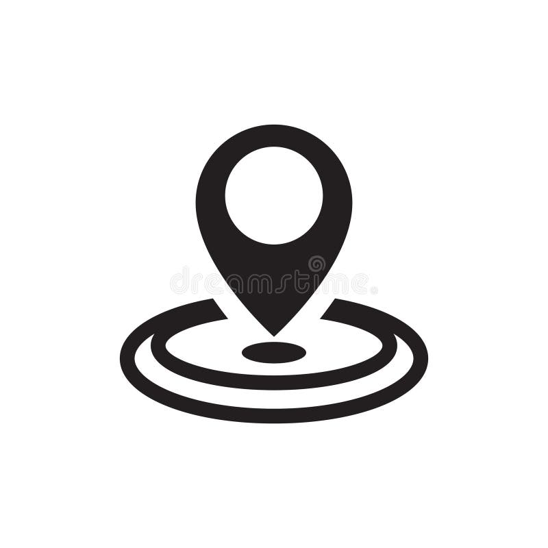 Location Point Logo Template Stock Vector - Illustration of browser ...