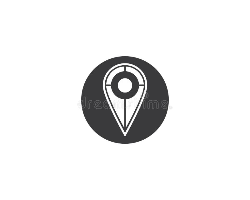Location Point Logo Template Vector Icon Illustration Design Stock ...