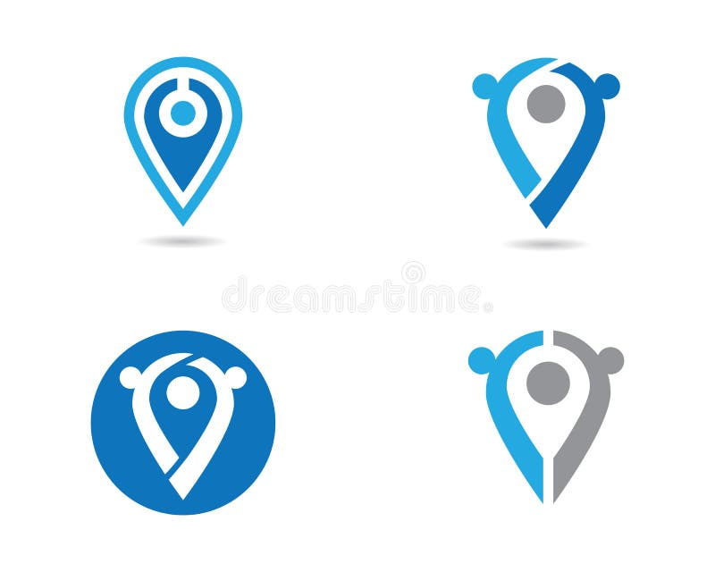 Location point Logo stock vector. Illustration of icon - 103747595