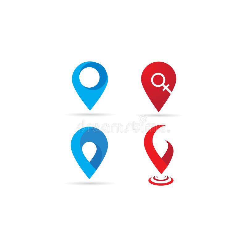 Location point Logo stock vector. Illustration of label - 176995509