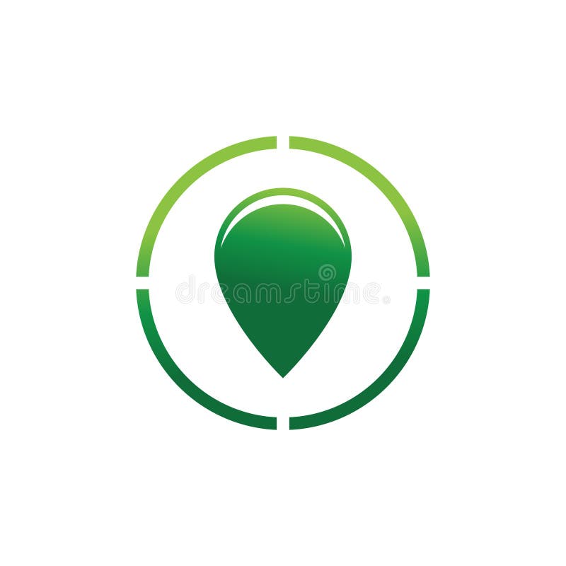 Location Point Logo Vector Template Stock Vector - Illustration of trip ...