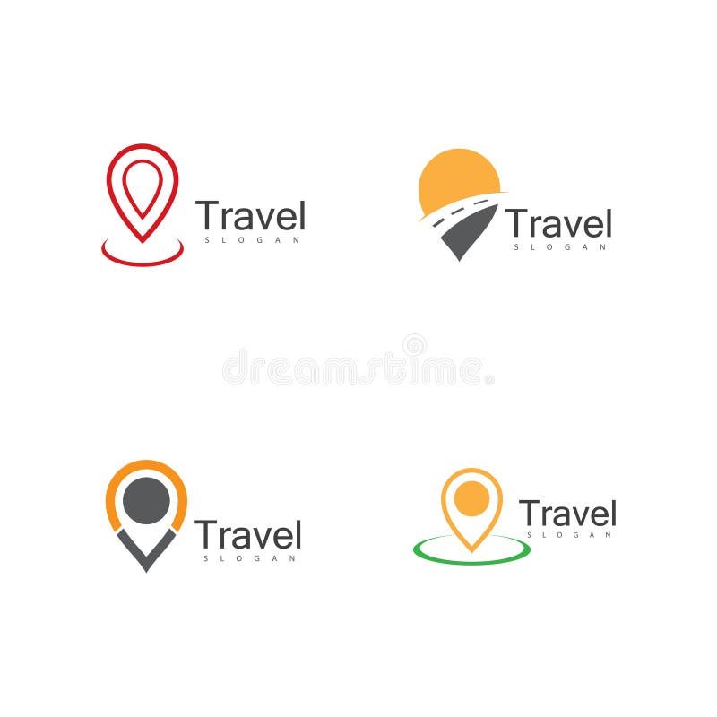 Location Point Logo Vector Template Stock Vector - Illustration of icon ...