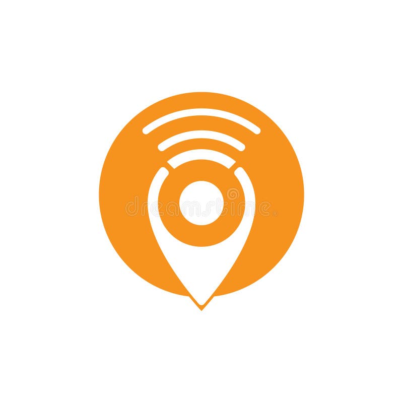 Location Point Logo Vector Template Stock Vector - Illustration of ...