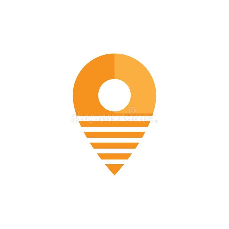 Location Point Logo Vector Template Stock Vector - Illustration of ...