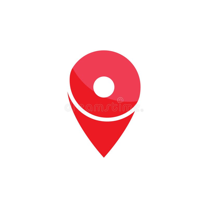 Location Point Logo Vector Template Stock Vector - Illustration of ...