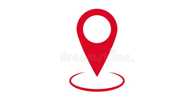 Bouncing Icon Map Animation on Green Screen, Animated Icon Map Pin ...