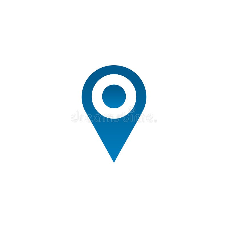 Location Pointer Icon Logo Design Vector Template Stock Vector ...
