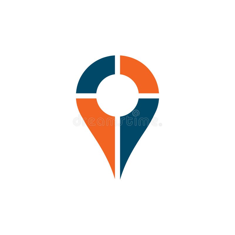 Location Pointer Icon Logo Design Vector Template Stock Vector ...