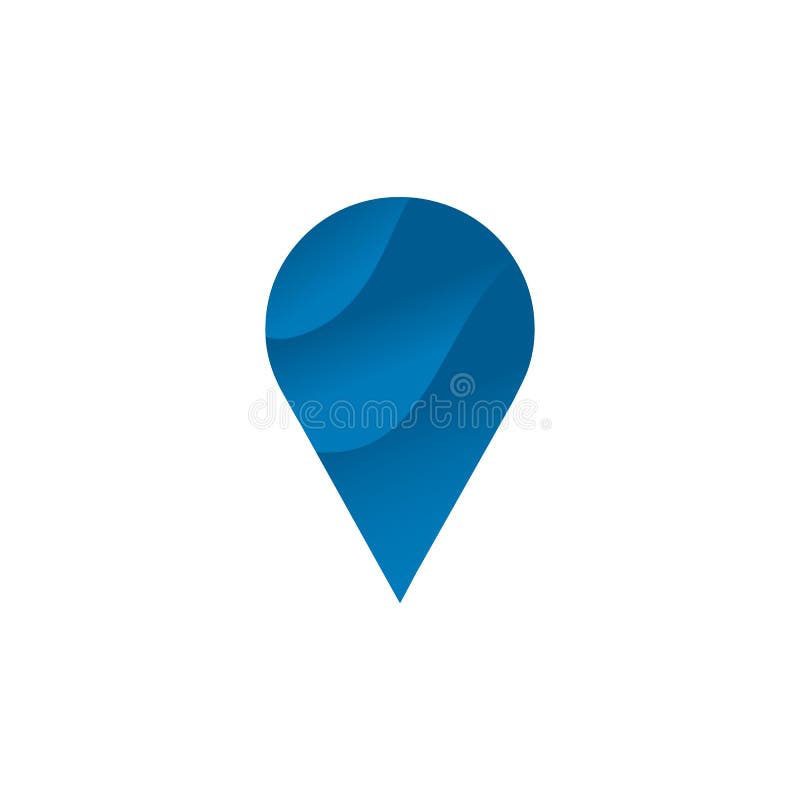 Location Pointer Icon Logo Design Vector Template Stock Vector ...