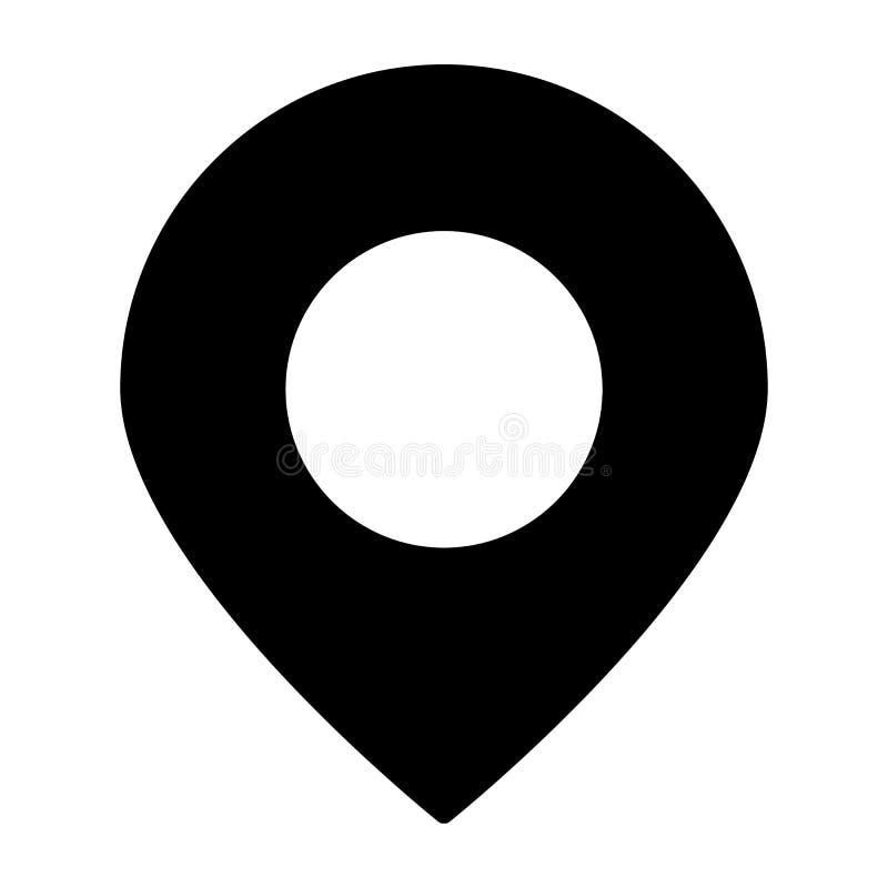 Location Pointer Icon. Vector Simple Minimal 96x96 Pictogram Stock ...