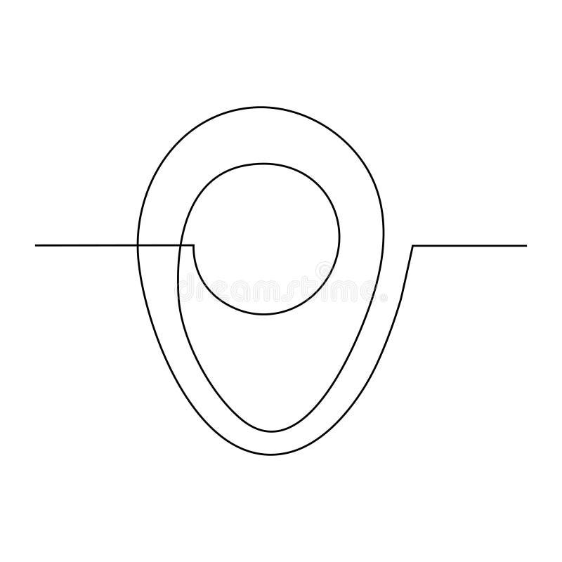 One Line Drawing Gps Stock Illustrations – 109 One Line Drawing Gps ...