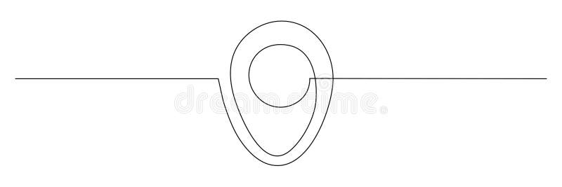 Gps Map Continuous Line Drawing Stock Illustrations – 58 Gps Map ...