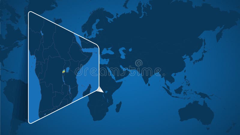 Rwanda Location On World Map - Map