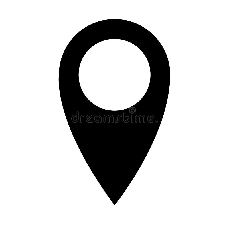 Location Symbol. GPS Location Symbol Stock Vector - Illustration of ...